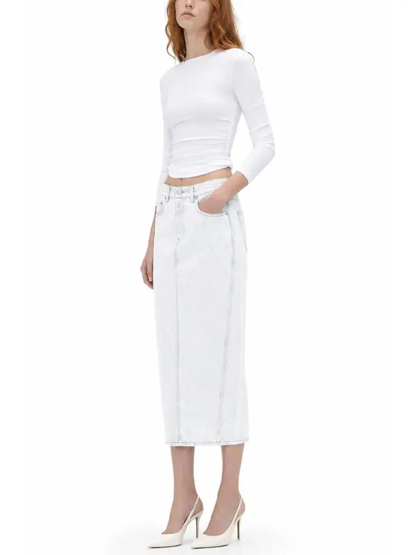 HAIKURE Long Denim Skirt