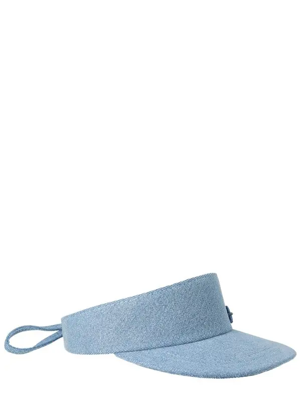 Ruslan Baginskiy Denim Visor Beanie - Blue