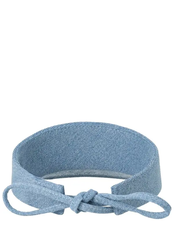 Ruslan Baginskiy Denim Visor Beanie - Blue