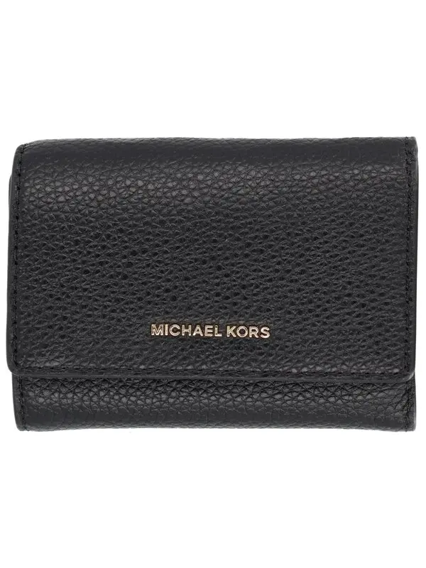 Michael Kors Wallet With Logo - Black