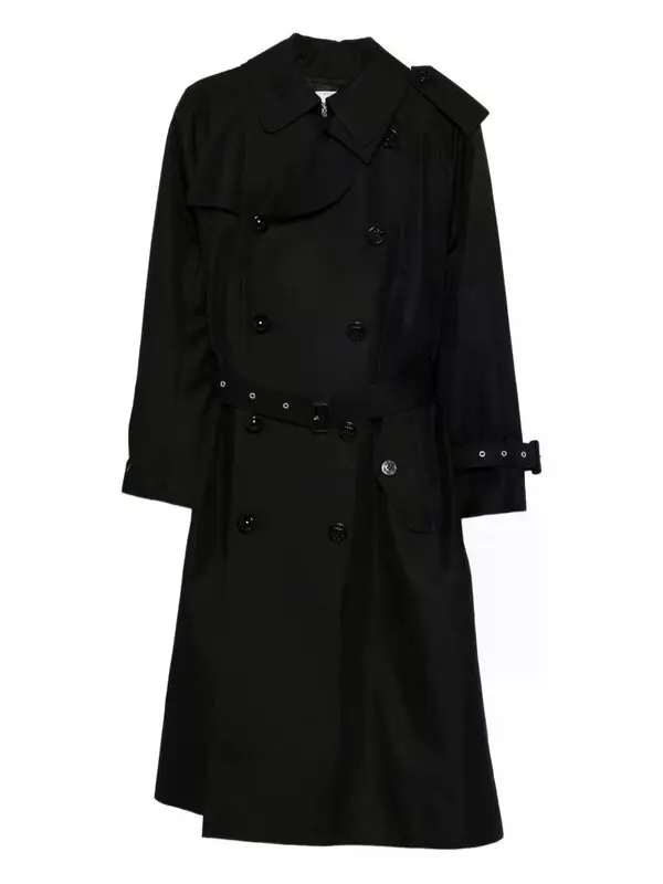Sacai Belted Double-breasted Coat