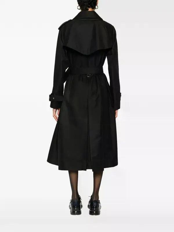 Sacai Belted Double-breasted Coat