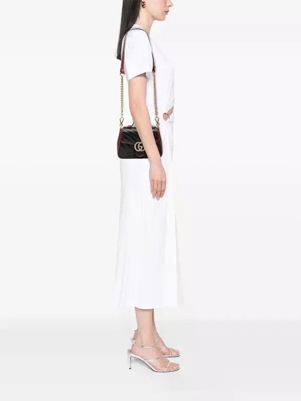 Gucci Gg Marmont Matelasse Leather Torchon Top Handle Satchel