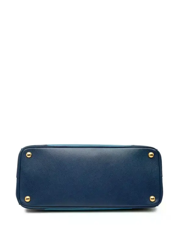 Prada Saffiano Lux Galleria Double Zip Satchel