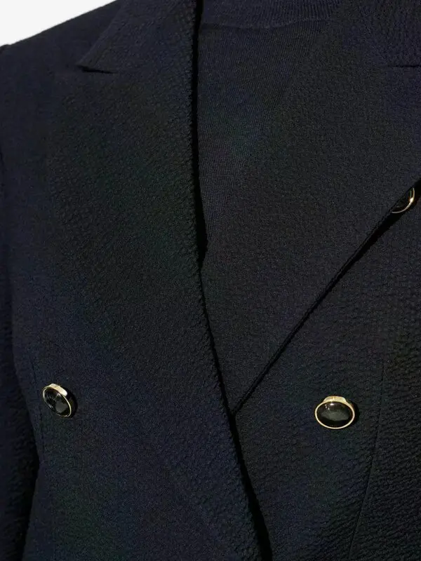 Max Mara Double-breasted Jacket - Blue