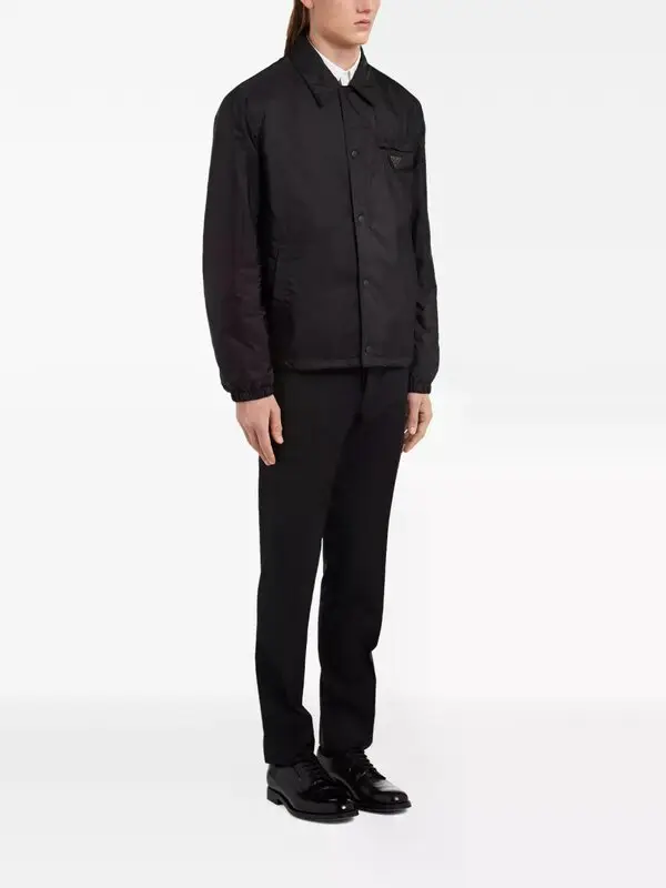 Prada Shirt-collar Buttoned Jacket