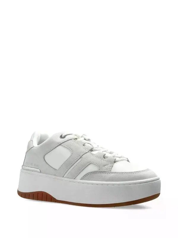 Michael Kors Ryder Panelled Platform Sneakers - Grey