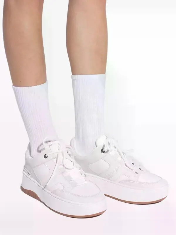 Michael Kors Ryder Panelled Platform Sneakers - Grey