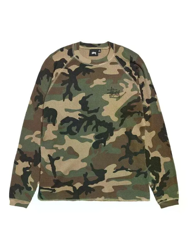 StÜssy Raglan Camouflage Sweater