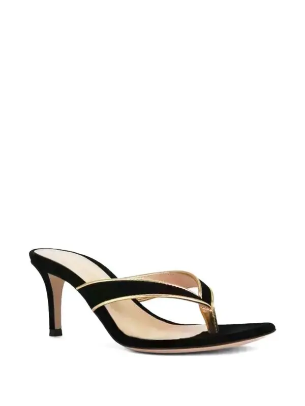 GIANVITO ROSSI Thong Stiletto Mules