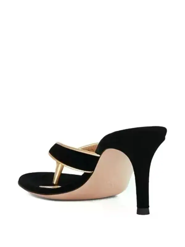 GIANVITO ROSSI Thong Stiletto Mules