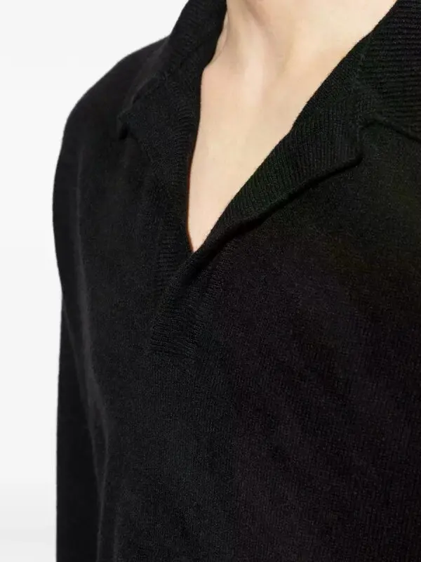 Balmain Collared Sweater - Black