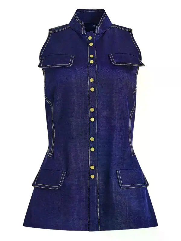 Rosie Assoulin Buttoned Sleeveless Vest