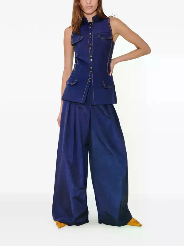 Rosie Assoulin Buttoned Sleeveless Vest