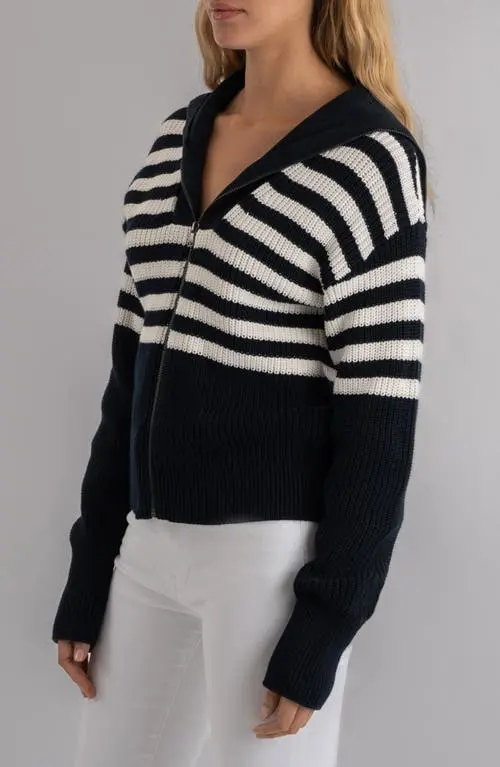 Kut From The Kloth Striped Cotton Sweater