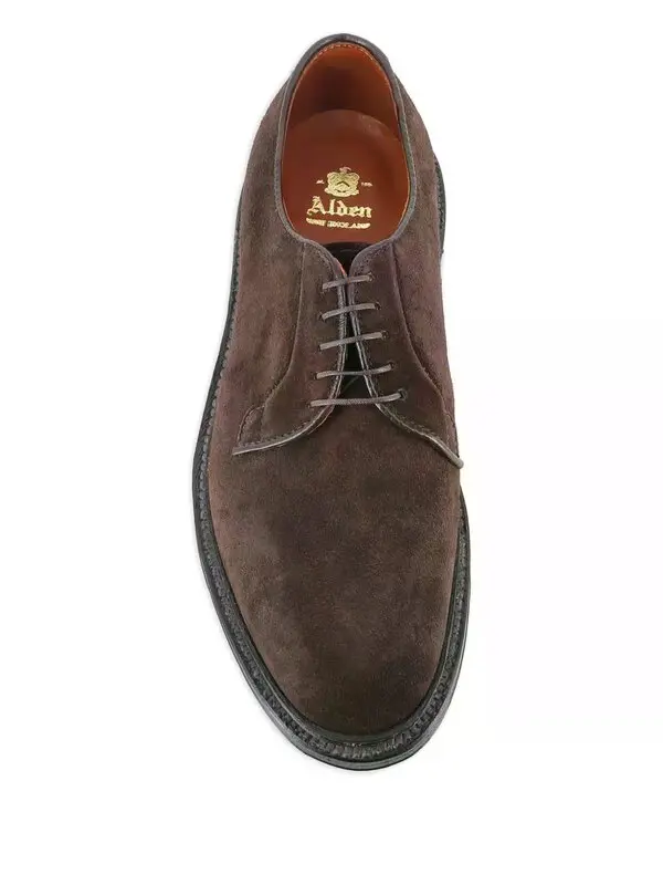 Alden Lace-up Derby Shoes - Brown