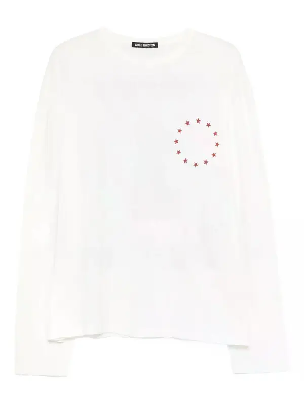 COLE BUXTON Star-print T-shirt - White