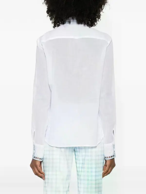 Ermanno Scervino Embroidered Shirt - White