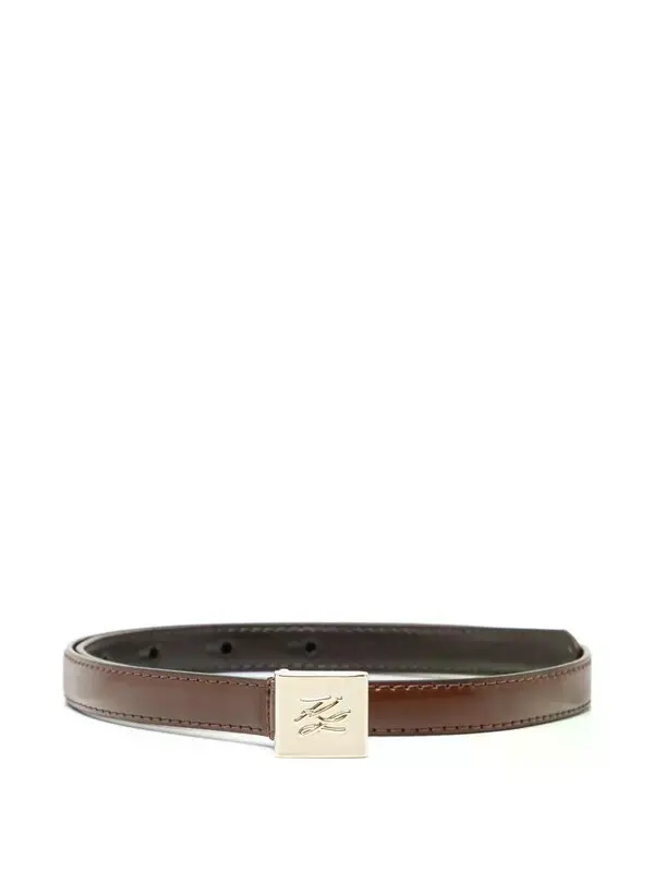 Karl Lagerfeld Kautograpgh Belt - Brown