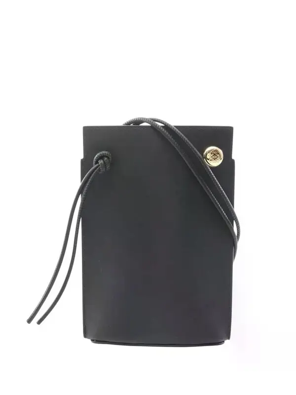 Loewe 2010-2025 Calfskin Dice Pocket Crossbody Bag - Black