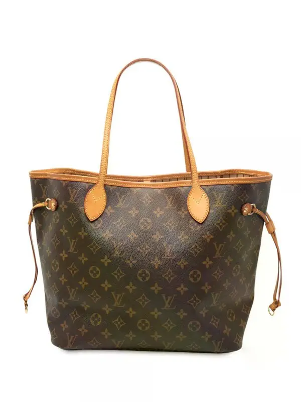 LOUIS VUITTON 2007 Monogram Neverfull Mm Tote Bag - Brown