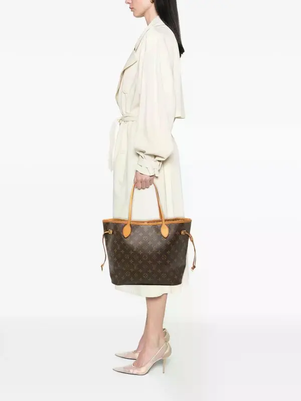 LOUIS VUITTON 2007 Monogram Neverfull Mm Tote Bag - Brown