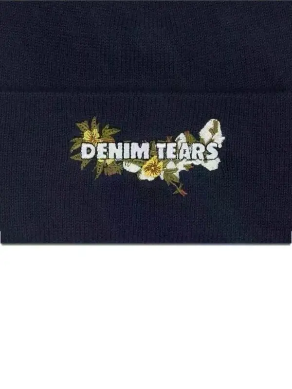 DENIM TEARS Floral Print Beanie
