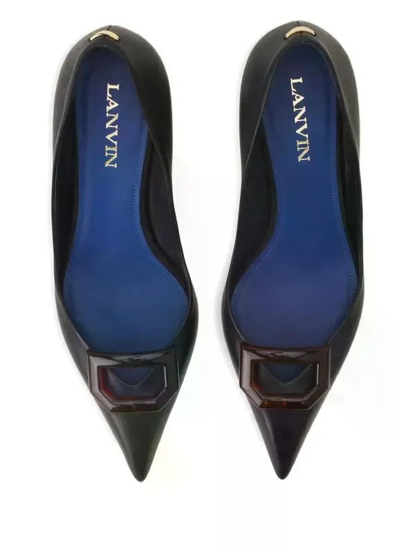 LANVIN Buckle Detail Pointed Pumps