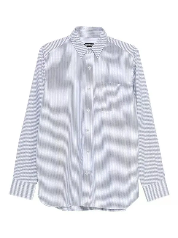 TOM FORD Striped Shirt - White