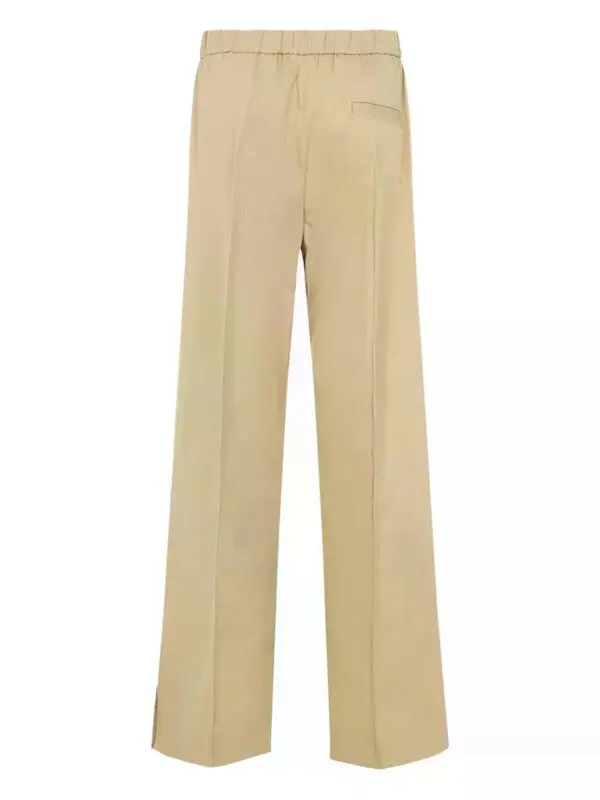 JIL SANDER Elastic-waist Trousers - Neutrals