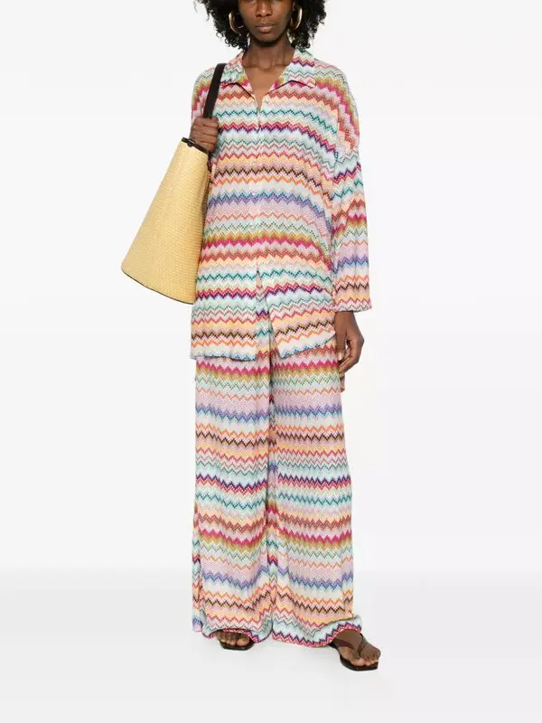 Missoni Zigzag Palazzo Pants