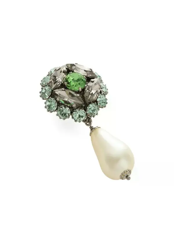 Dolce & Gabbana Faux-pearl Drop Earrings - Silver