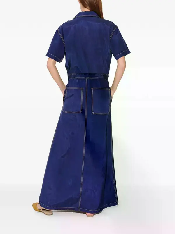 Rosie Assoulin Janitoress Ridged Split Dress