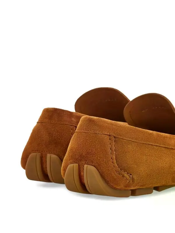 FERRAGAMO Gancini Loafers - Brown