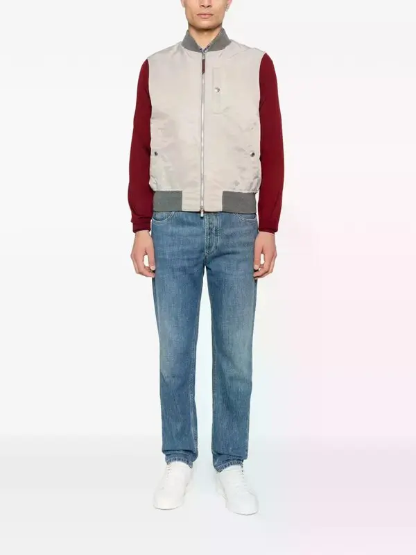 Brunello Cucinelli Zip-up Gilet - Neutrals