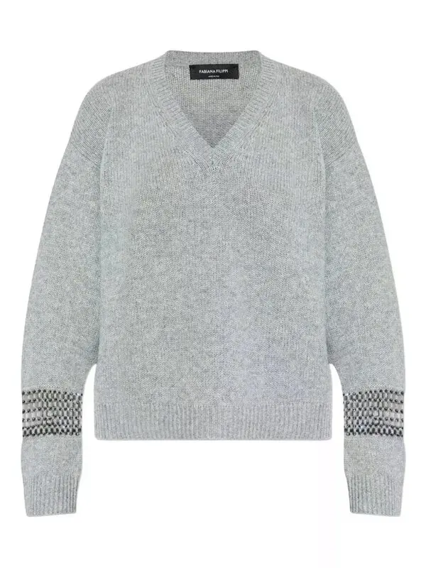 Fabiana Filippi V-neck Knit Sweater