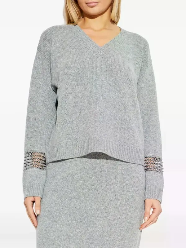 Fabiana Filippi V-neck Knit Sweater