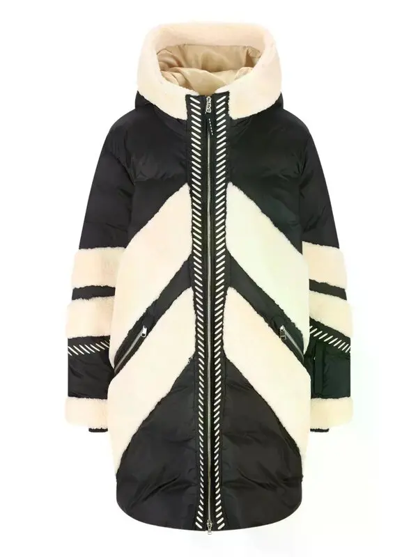 Bogner Amila Star-detail Hooded Coat - Black