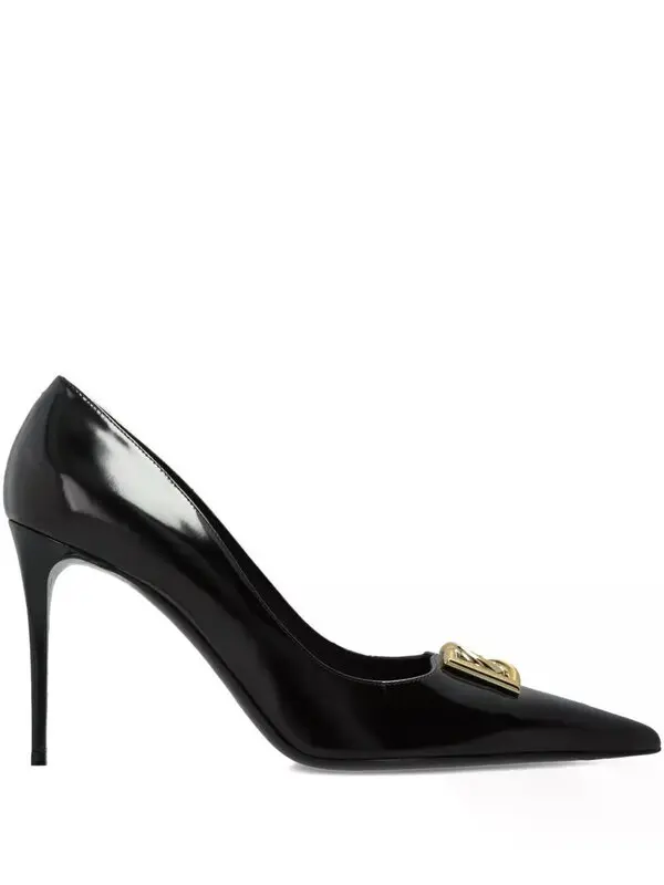 Dolce & Gabbana Pointed-toe Pumps With Metal Detail