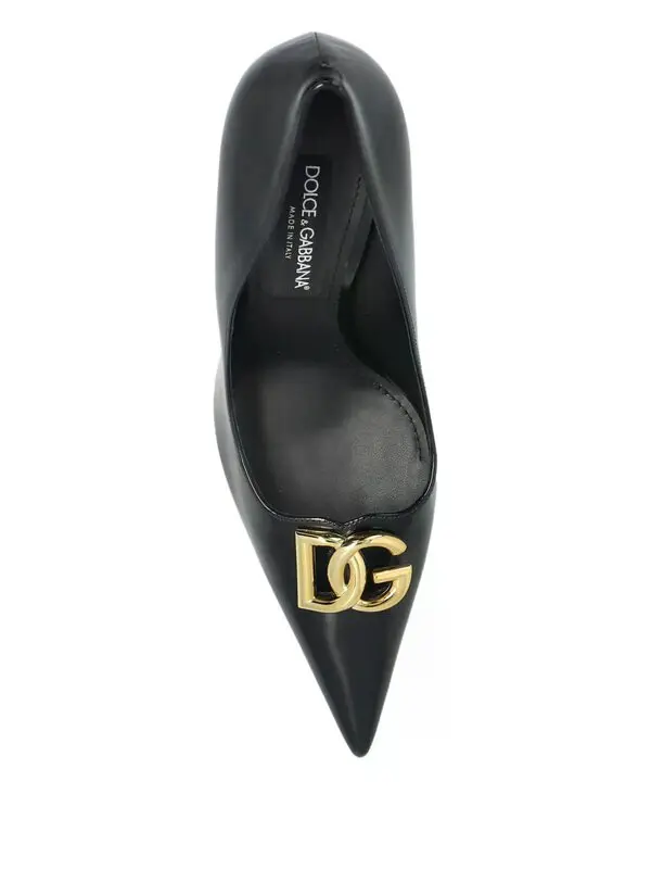 Dolce & Gabbana Pointed-toe Pumps With Metal Detail