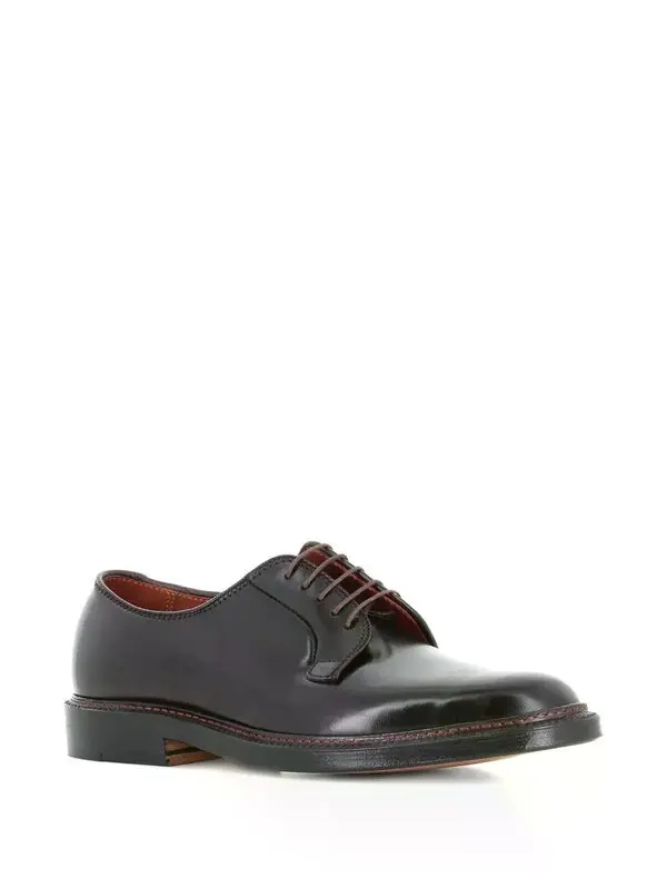 Alden Horse Leather Derby Shoes - Red