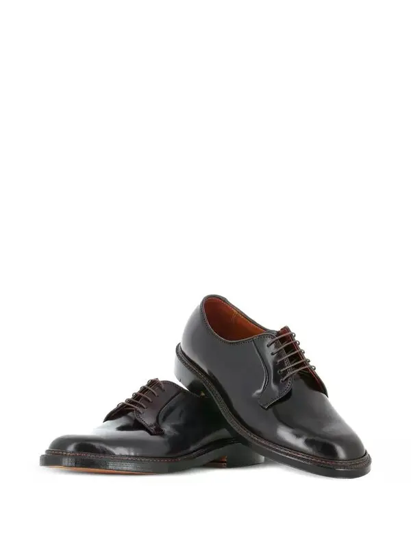 Alden Horse Leather Derby Shoes - Red