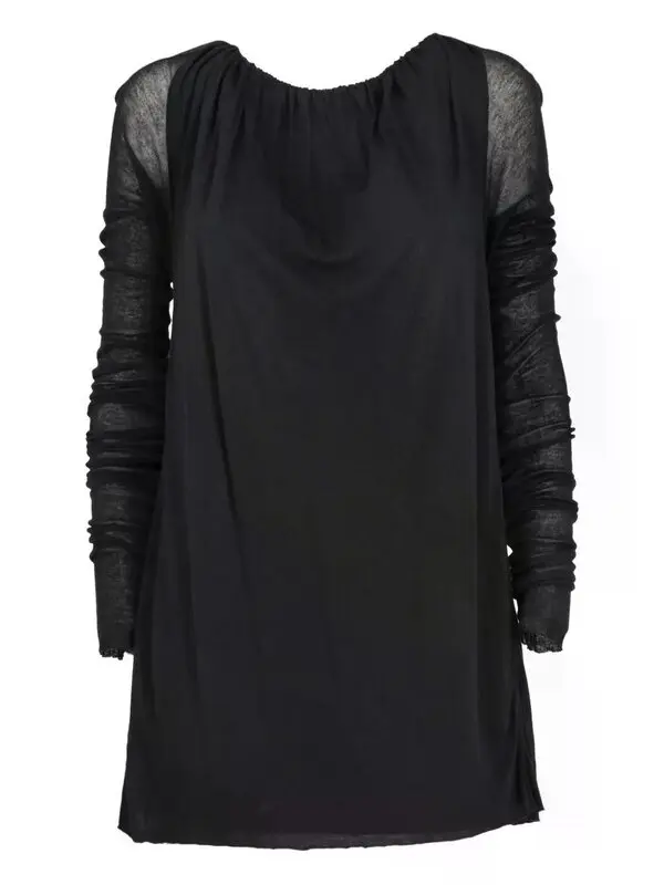 Rick Owens Long-sleeve Mini Dress