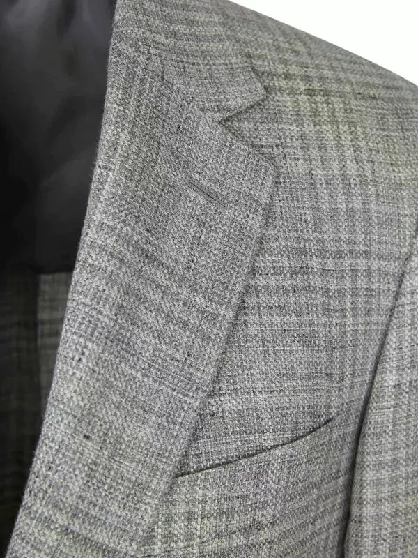Canali Notched-lapel Checked Blazer