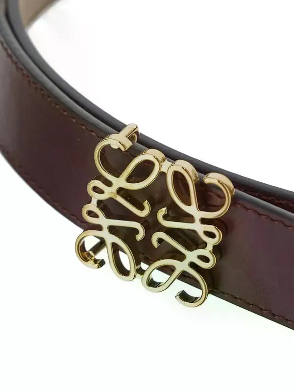 Loewe Reversible Anagram Buckled Belt - Red