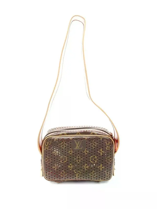 LOUIS VUITTON 2006 Monogram Perforations Shoulder Bag