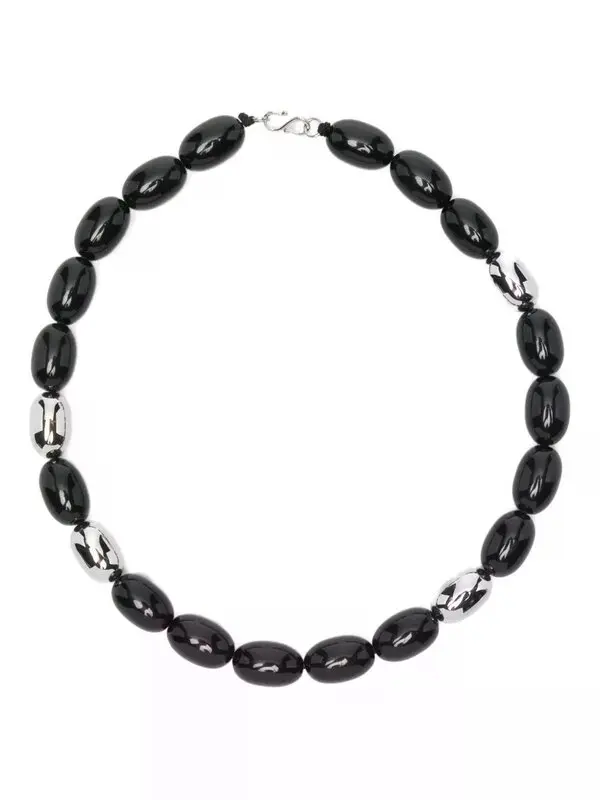 HEAVEN MAYHEM Clementine Beaded Necklace - Silver