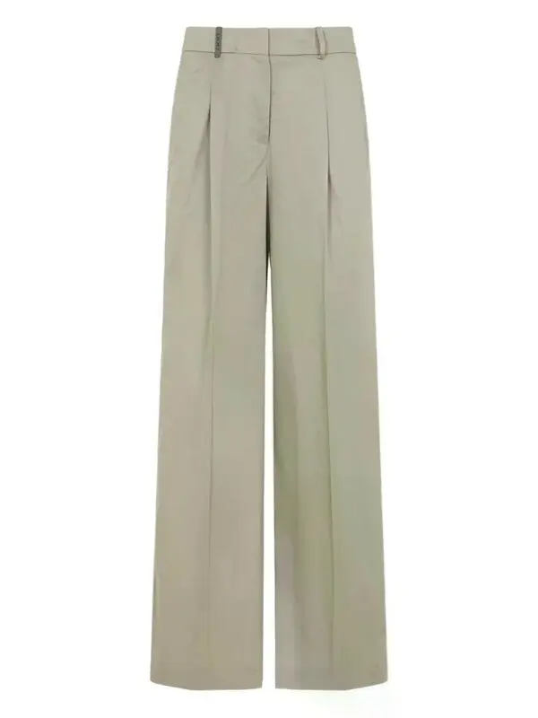 Peserico Wide-leg Palazzo Trousers - Neutrals