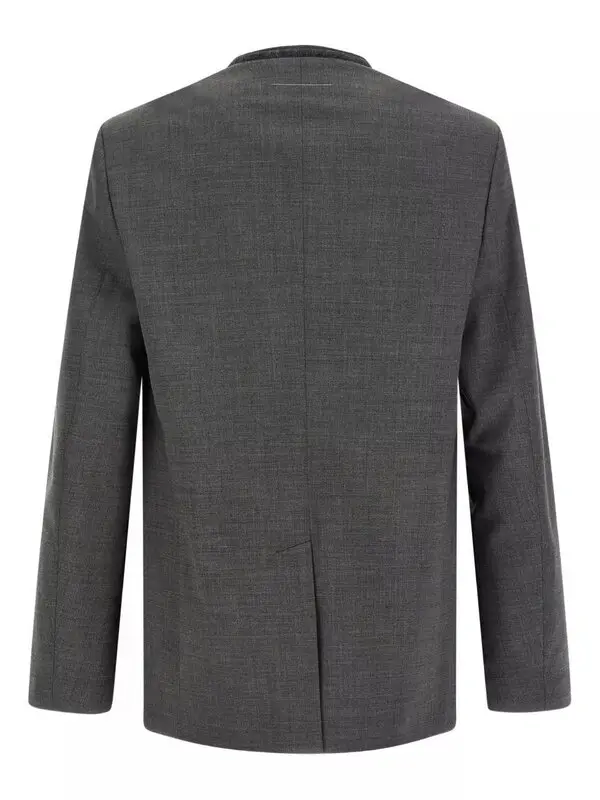 MAISON MARGIELA Raw-cut Single-breasted Blazer