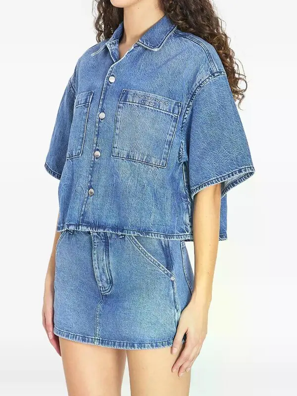 Alexander Wang Patch-pocket Denim Shirt